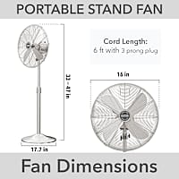 stand fan description
