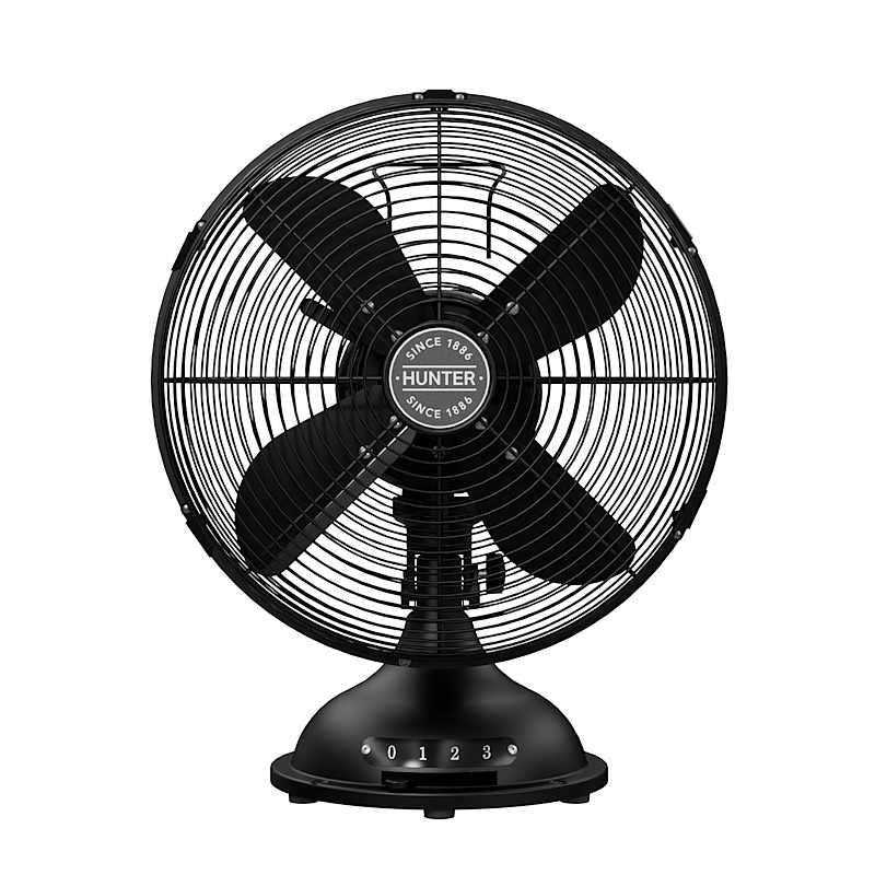 Hunter 97314 Desk Fan Matte Black